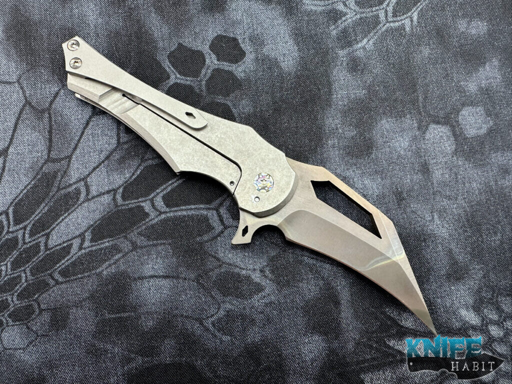 Scorpion 6 Knives LR-D #001 Contoured & Stonewashed Titanium Loki Blade ...